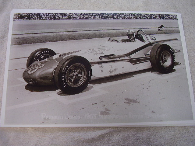 1963 INDY 500 RACE CAR PARNELLI JONES DRIVER 11 X 17 PHOTO PICTURE | eBay