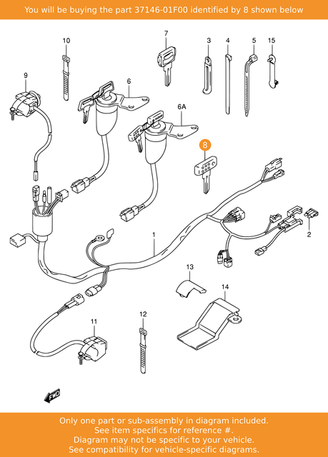 Suzuki OEM Part 37146-01F00 for sale online | eBay