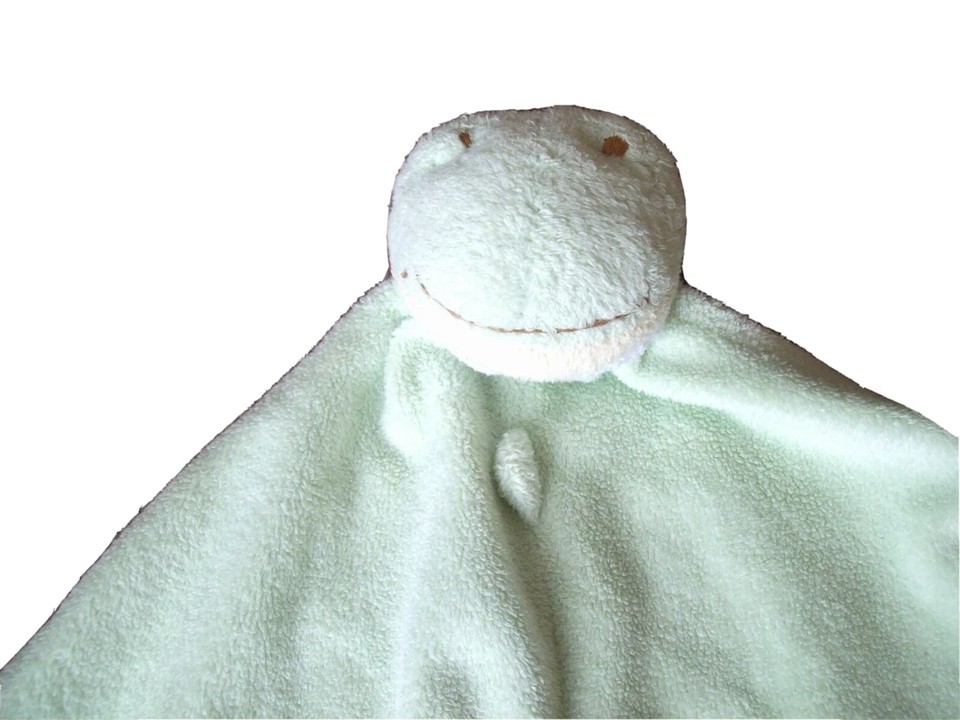 Angel Dear FROG Security Blanket Minky Soft Pastel Green Fleece Lovey ...
