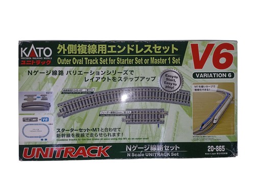 Kato N Scale UNITRACK V6 Outer Oval Track Set(20-865)LOT-INCOMPLETE ...