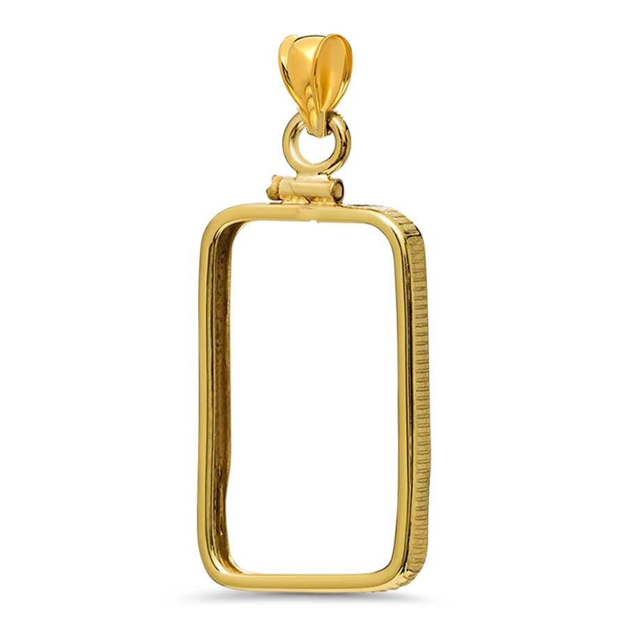 14K Gold Screw-Top Plain-Front Bezel (10 gram Gold Bar) Credit | eBay