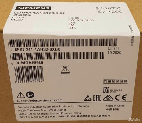 New Siemens 6ES7241-1AH32-0XB0 6ES7 241-1AH32-0XB0 SIMATIC S7-1200 CM ...