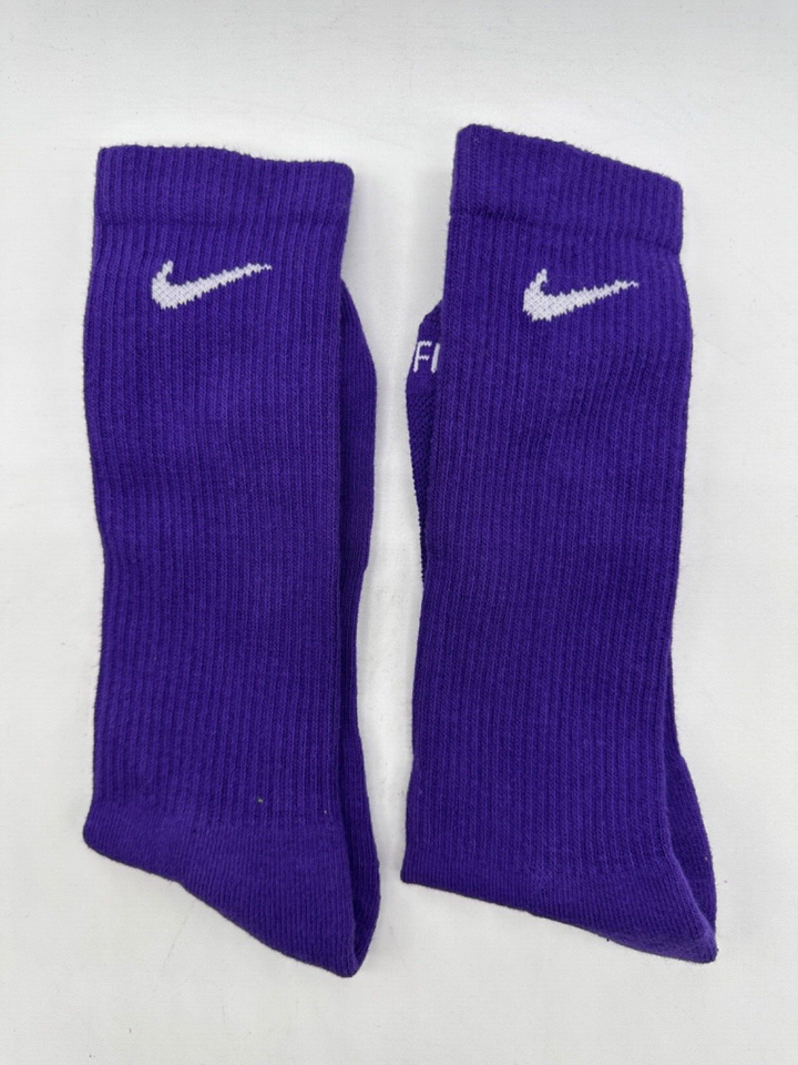NEW ONE PAIR MEN'S NIKE EVERYDAY PLUS DRI-FIT COTTON BLEND CREW SOCKS ...