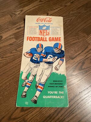 1964 Coca Cola NFL Football Game "You're the Quarterback" | eBay