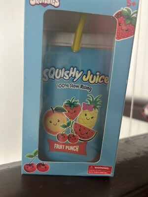 Silly Squishies Fruit Punch Juice Box Premium Squishy New In Box Rate ...