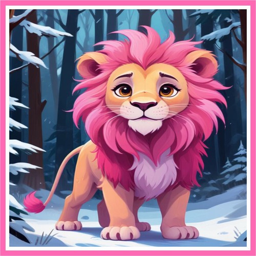 30 Custom Little Pink Lion Personalized Address Labels | eBay