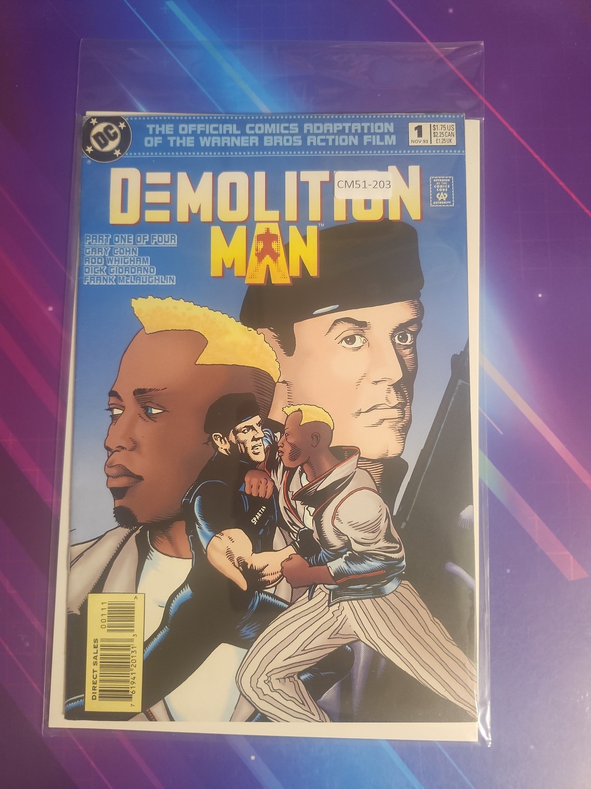 DEMOLITION MAN #1 MINI HIGH GRADE DC COMIC BOOK CM51-203 | eBay