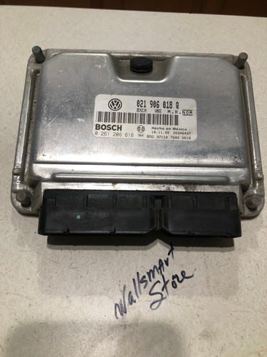 2000-2001 VW Jetta 021 906 018 Q Computer Engine Control ECU ECM EBX ...