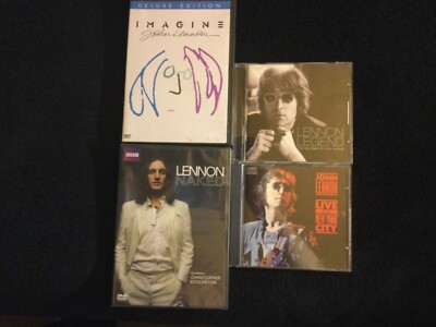 JOHN LENNON Lot: IMAGINE DVD (Deluxe Ed.), LEGEND (BEST OF) CD & Live ...