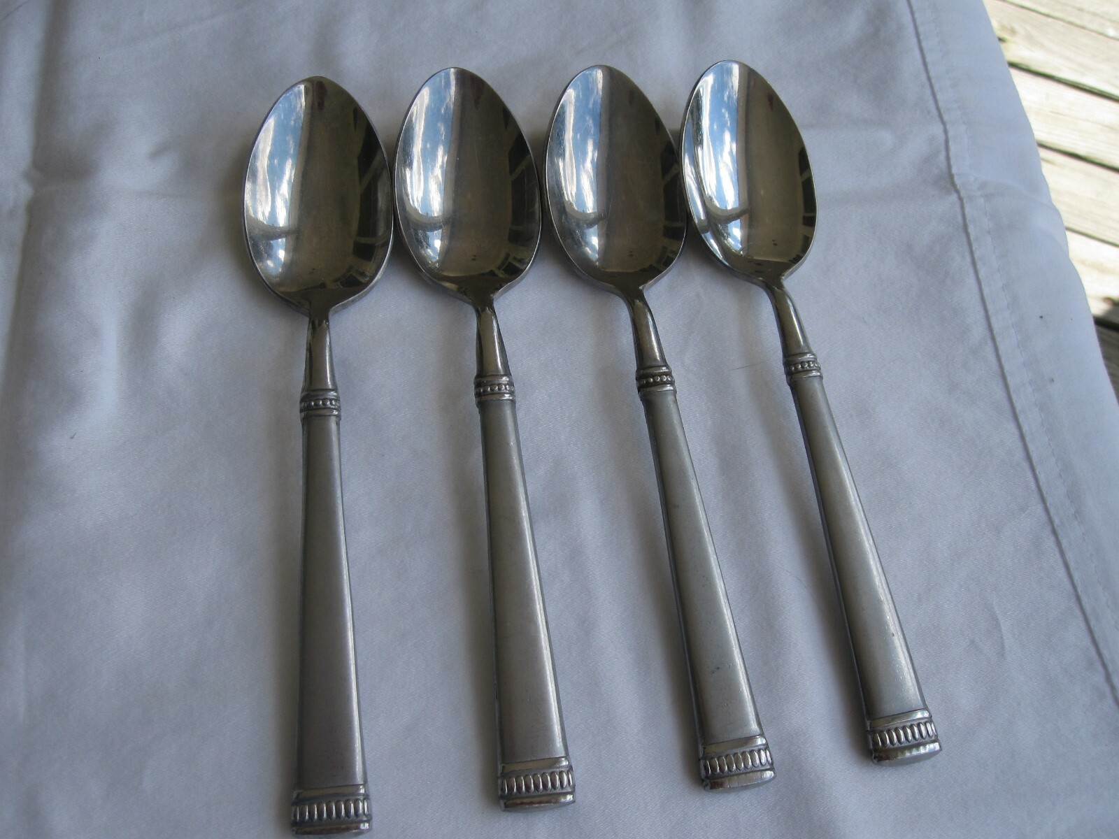 Pfaltzgraff Lexington - Set of Four Place / Oval Soup Spoons | eBay