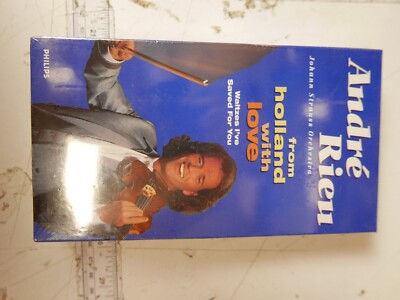 NEW, SEALED MUSIC VHS - ANDRE RIEU - FROM HOLLAND WITH LOVE ...