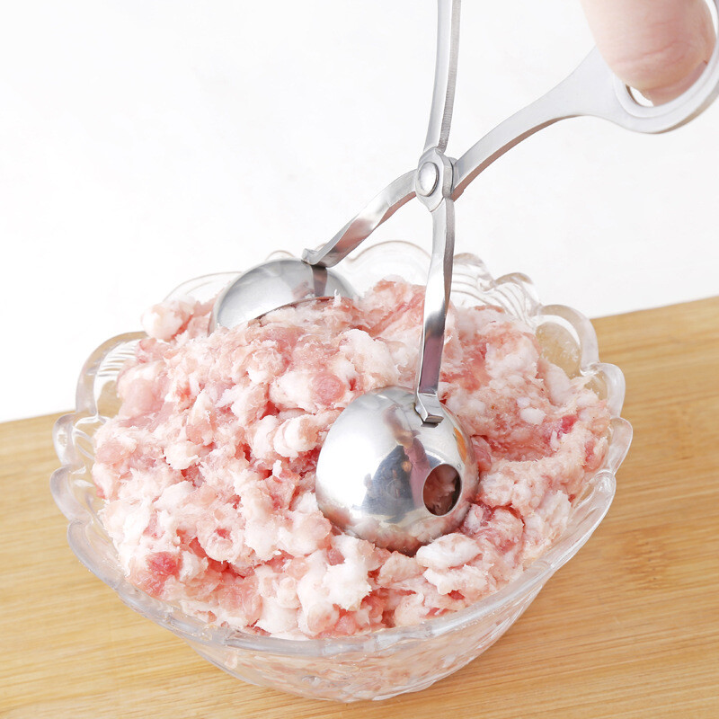 Meatball Maker Spoon Non Stick Thick Stainless Steel Meat Baller ...