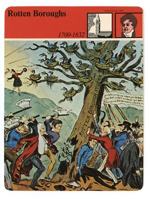 Rotten Boroughs - Political Life Edito Service British Heritage Card | eBay