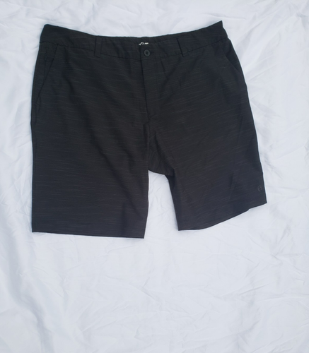 Hang Ten Men's Short Size 40 Dark Gray Striped Polyester and Elastane ...