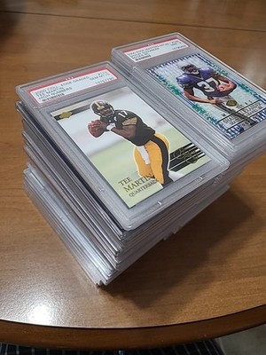HUGE Lot Of 42 Graded Football Cards. PSA, SGC, BGS Beckett. Big Names ...