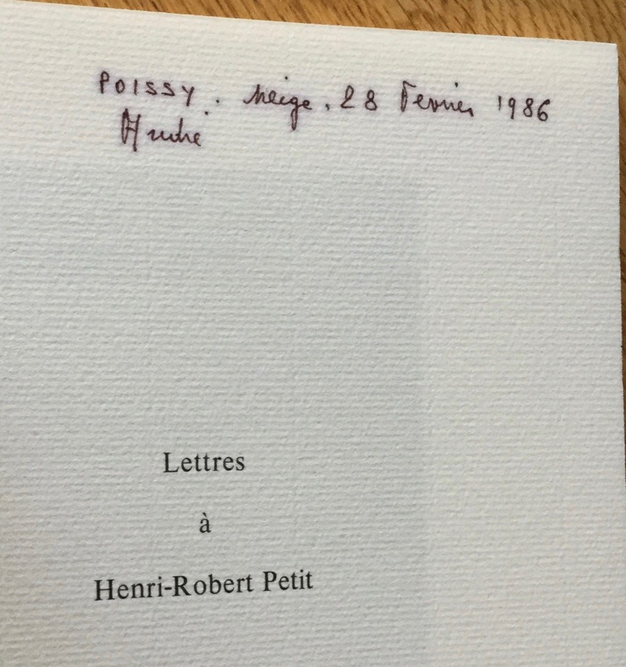 L.-F. CÉLINE "LETTRES À HENRI-ROBERT PETIT" EO 1/100 RARE ...