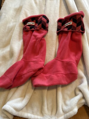 Hunter Boots Sock Inserts Fleece NWOT Size Medium | eBay
