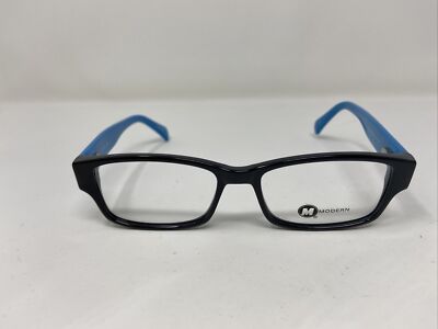 MODERN EYEGLASSES FRAME MODERN CHILL BLACK/BLUE 51/17/140 FULL RIM U969 ...