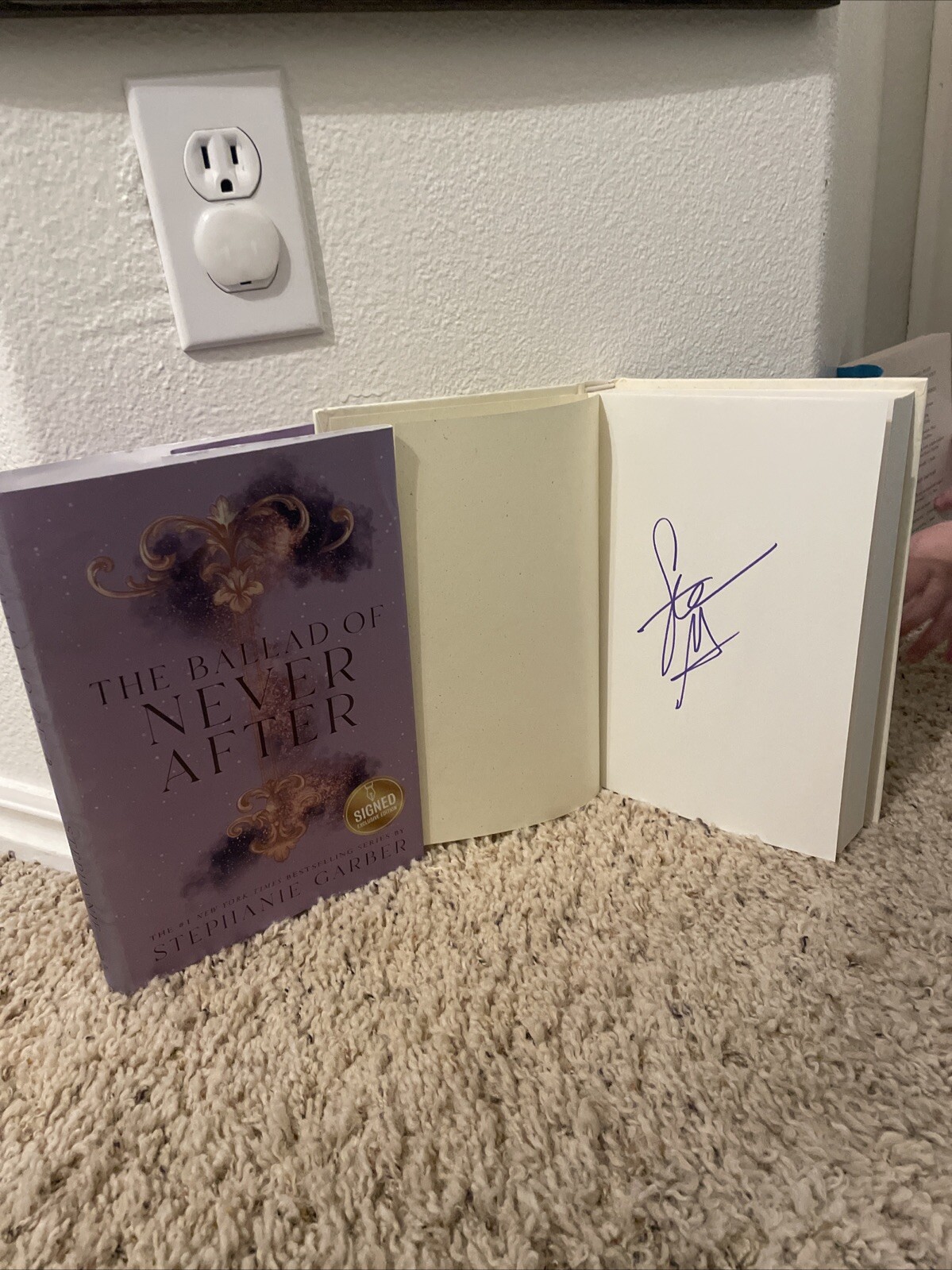 Signed By Author Ballad of Never After by Stephanie Garber (2022 ...