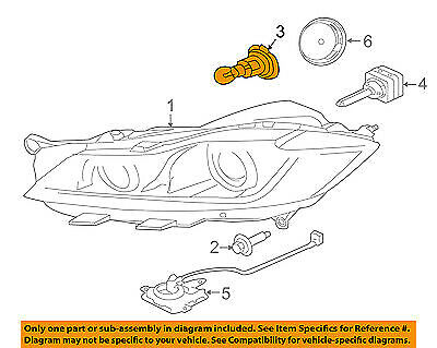 JAGUAR 16-17 XF Headlight Head Light Lamp-Signal Bulb T4N13303 GENUINE ...