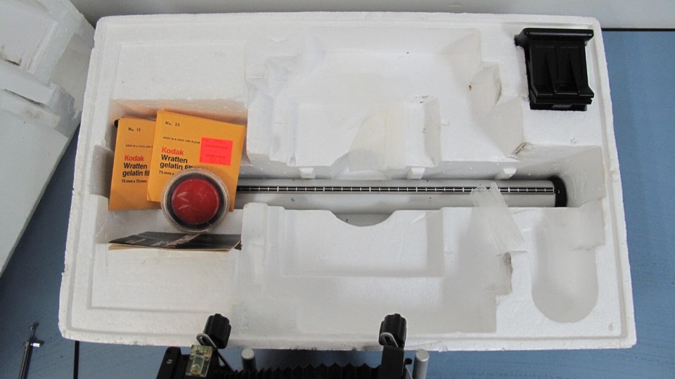 Omega View 45E Large Format 4x5 Rail Camera W. Schneider Kreuznach Lens ...