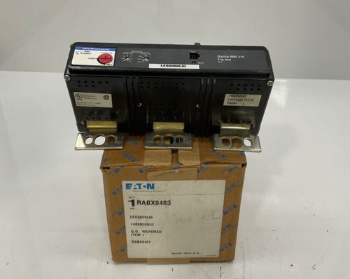NEW EATON LES3600LSI DIGITRIP RMS 310 TRIP UNIT 3P 600V WITH 600 A ...