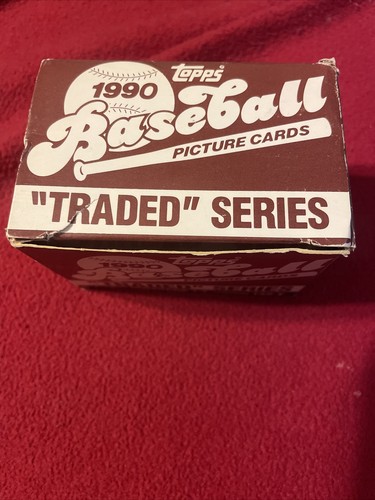 1990 Topps Traded Baseball Complete Set of (132) Cards | eBay