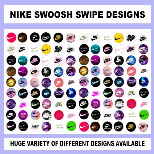100 Precut FASHION SWOOSH SWIPE BOTTLE CAP CHARM TRAY IMAGES 1 inch ...