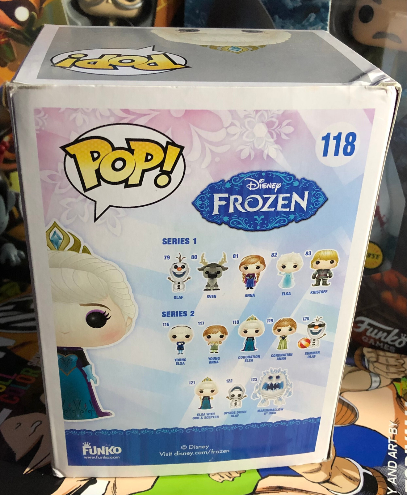Funko Pop! - Disney - Frozen - Coronation Elsa #118 (Cnr Dmg) | eBay
