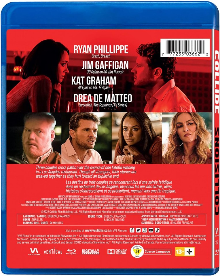 Collide (Blu-ray) 2022 Ryan Phillippe, Kat Graham NEW | eBay