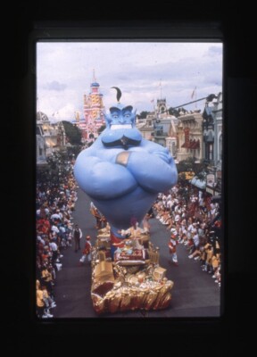 Aladdin Disney Animation Genie Parade Float Original 35mm Transparency ...