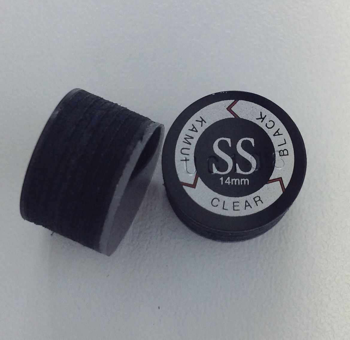 Kamui Clear - Black - Super Soft - Layered Pool Cue Stick Tip - SHIPS ...