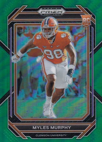 Myles Murphy #172. RC. 2023 Prizm. Green Parallel. Cincinnati Bengals ...