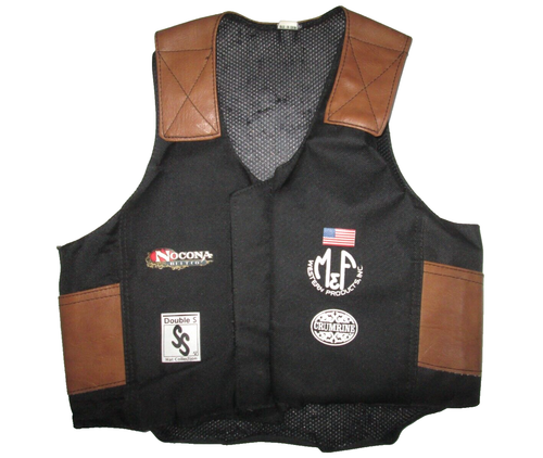 M & F Western Kids Bull Rider Rodeo Play Vest Youth Large (7-10 Years ...