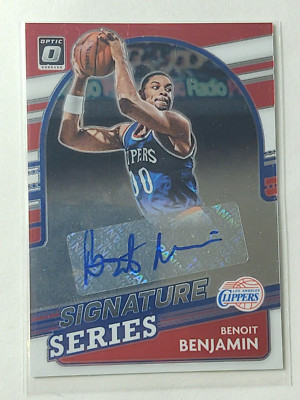 2021-22 OPTIC SIGNATURE SERIES BENOIT BENJAMIN AUTO AUTOGRAPH | eBay