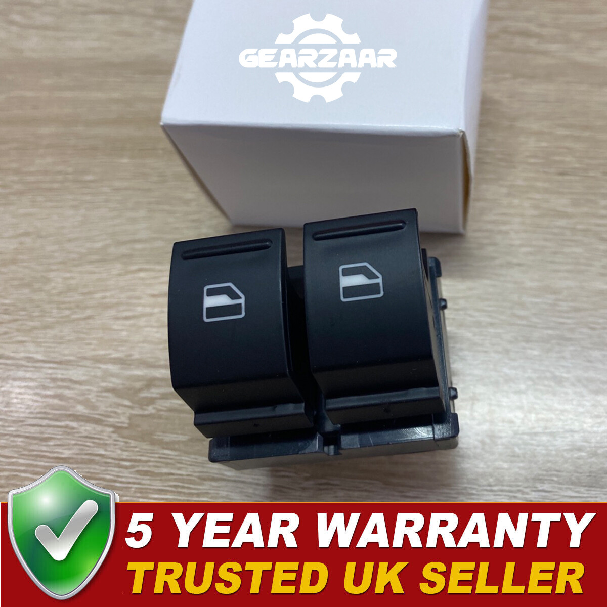 FOR VW / Skoda 2004-2013 Front Drivers Right Window Switch Pack 2 Door ...