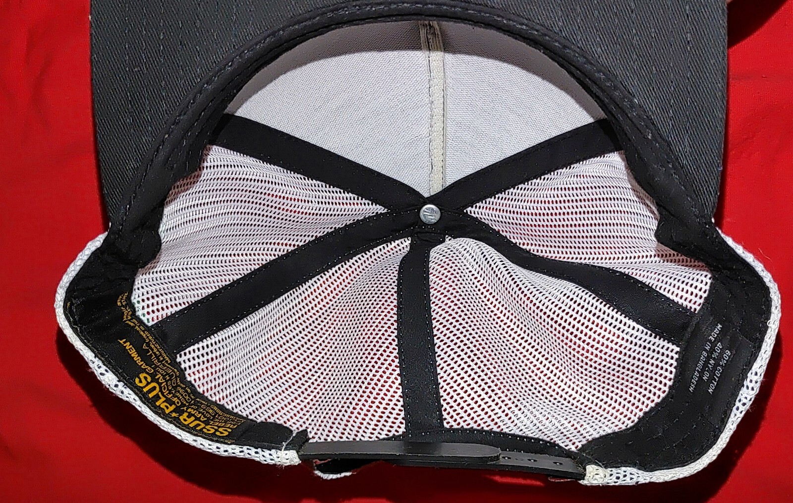 SSUR PLUS Mens Hat Ball Cap Tabasco Style Stripes Adj… - Gem