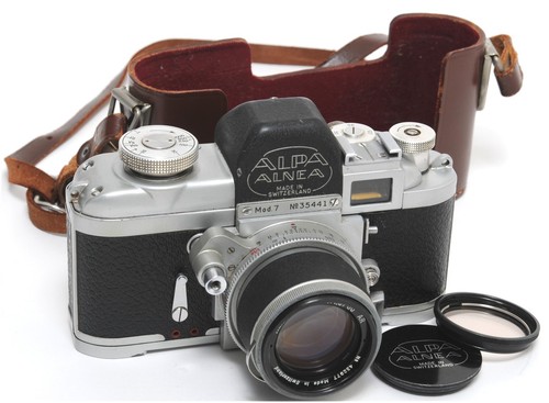 Alpa Mod.7 camera 35mm SLR rangefinder w. Kern Switar 1.8/50mm AR lens ...