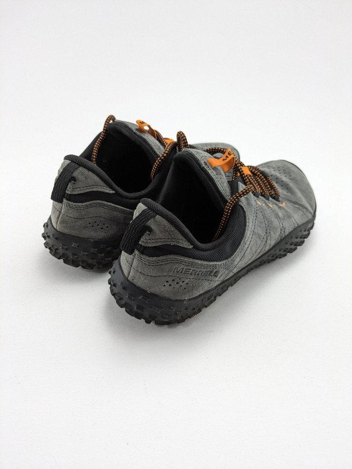 Mens Merrell Barefoot Wrapt Quantum Grip Gray Hiking Shoes J036009 Size ...