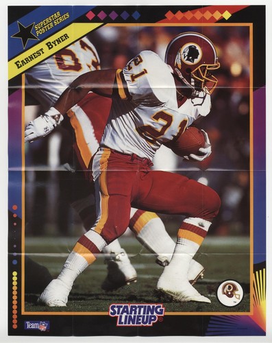 1992 Kenner Starting Lineup Posters Earnest Byner | eBay