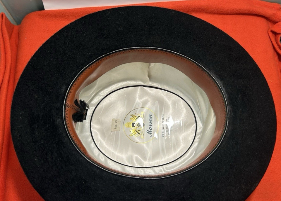 HASIDIC FUR HAT JEWISH RELIGIOUS MEN MORSON KRAUSZ HATTERS SIZE 61 ...