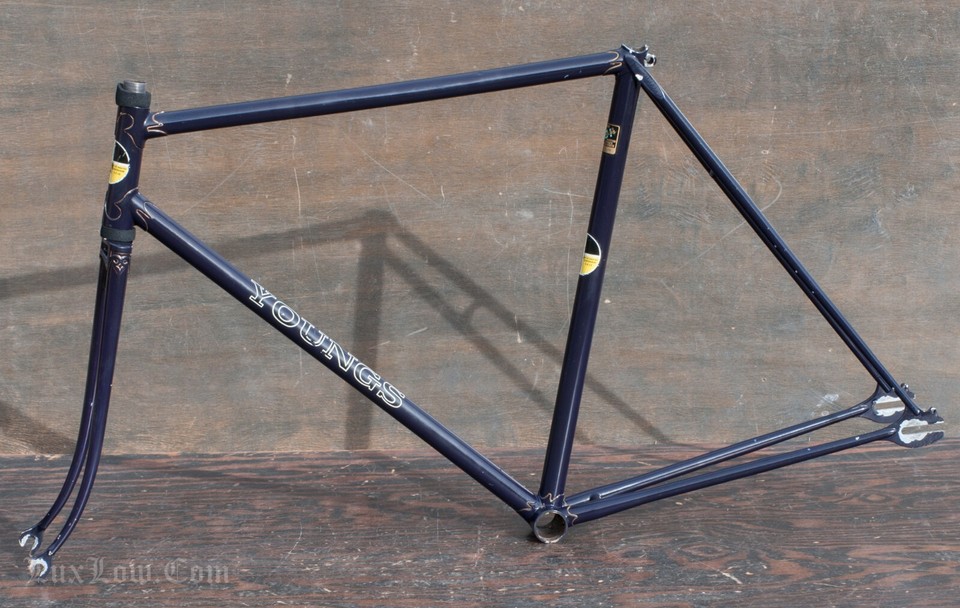 Vintage 1953 Gillott Youngs Track Bicycle FRAME FORK 531 Reynolds Steel ...