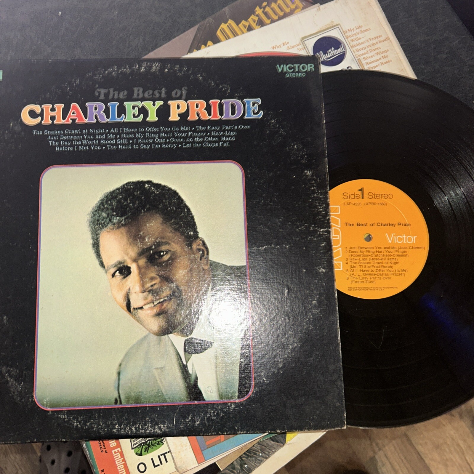 Charley Pride – The Best Of Charley Pride on Vinyl Record - Vintage ...