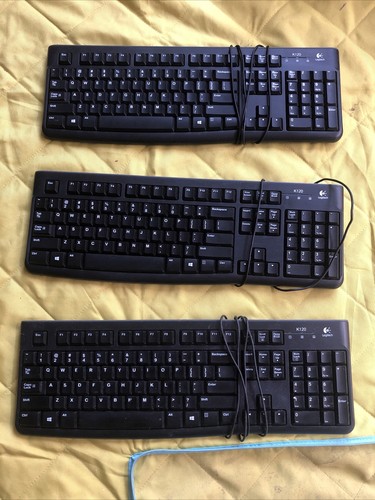 3 of set Logitech Keyboard K120 820-004251 Y-U009 used good condition ...