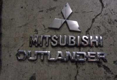 2011-2016 Mitsubishi Outlander Hatch Emblem Logo Badge Set OEM | eBay