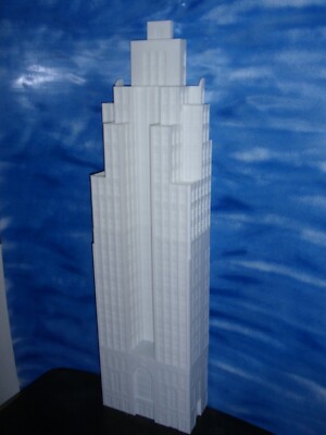 HO SCALE HALF OF A SKYSCRAPER BASED OFF THE PENOBSCOT BUILDING Detroit ...
