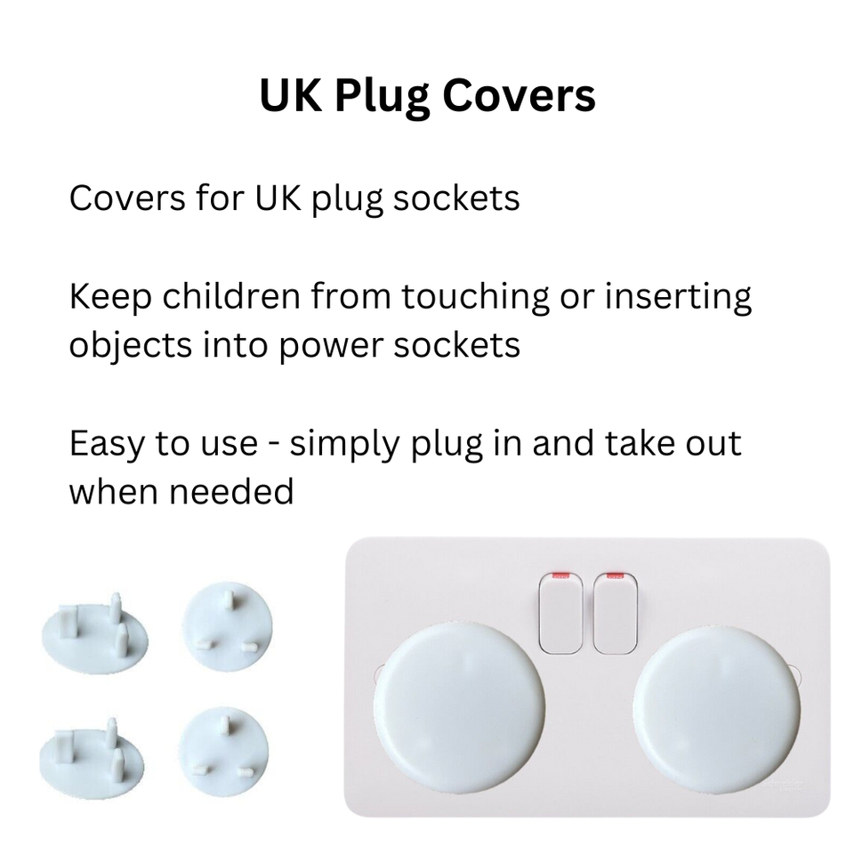 Plug Socket Covers Protector Baby Child Safety Mains Power Plugs Cover ...