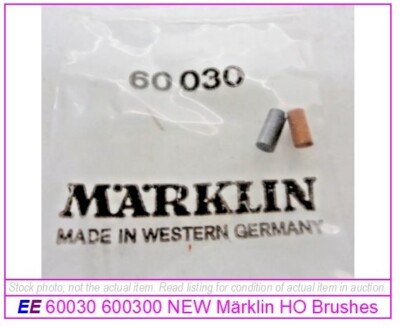 EE 60030 600300 NEW Marklin HO Brushes, Pack of 2, Carbon + Copper ...