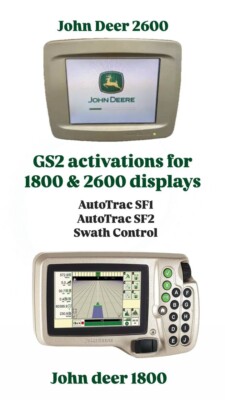 Unlock John Deere 2600 /1800 GS2 To Autotrac Or Swatch Control ...