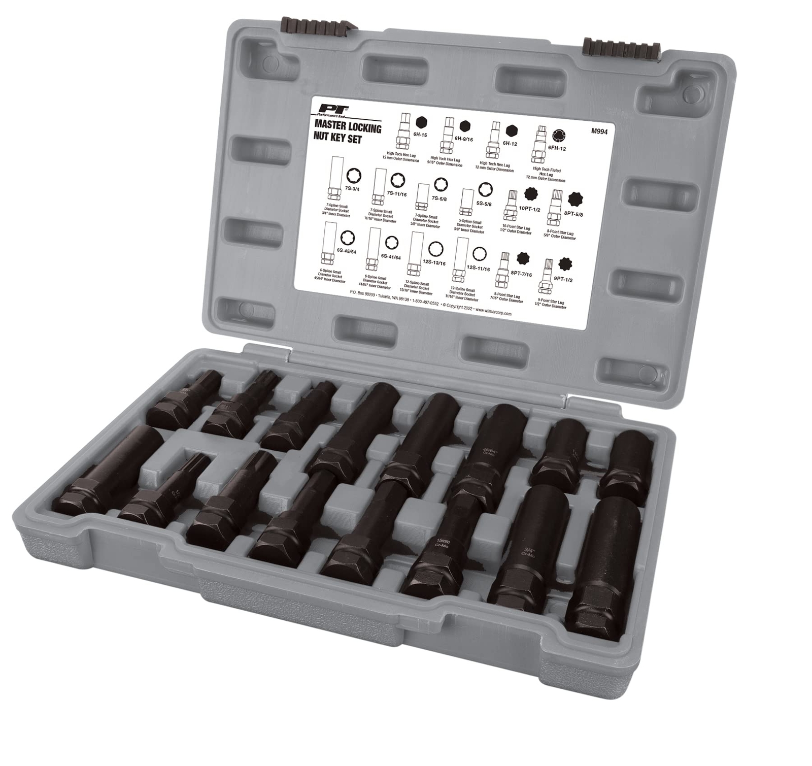 PERFORM TOOL M994 LOCKING LUG NUT MASTER KEY SET | eBay